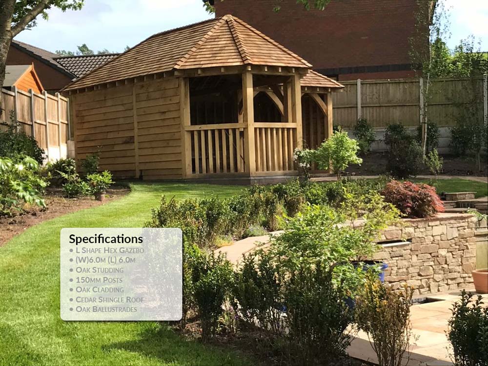 Solid Oak Gazebos - Oak Timber Structures